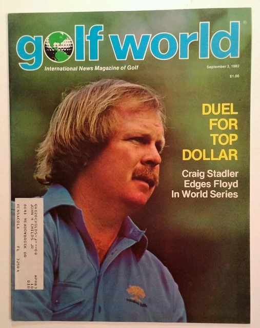 GOLF WORLD MAG Sept 1982 Craig Stadler Floyd Aoki Nicklaus Player ADS ...