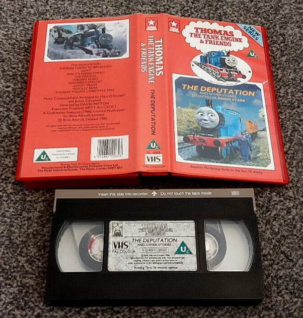 THOMAS THE TANK Engine & Friends The Deputation Pal Vhs Video Kids ...