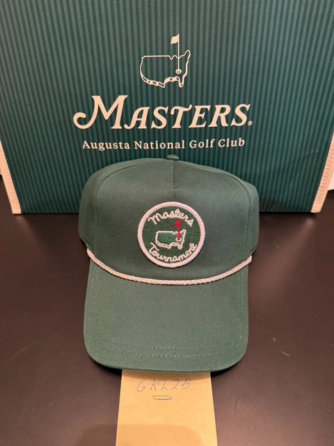 2024 MASTERS TOURNAMENT Green Vintage Logo Rope Hat ANGC NWT $69.05 ...