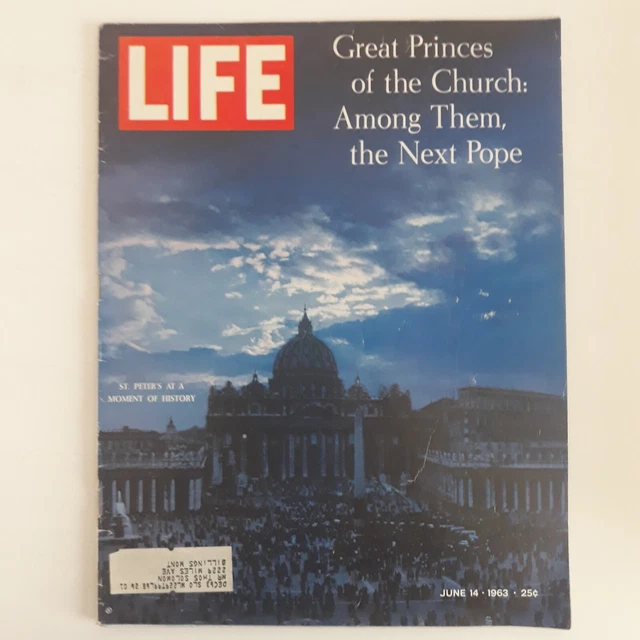 LIFE MAGAZINE JUNE 14 1963 Death of Pope John XXIII Romy Schneider ...