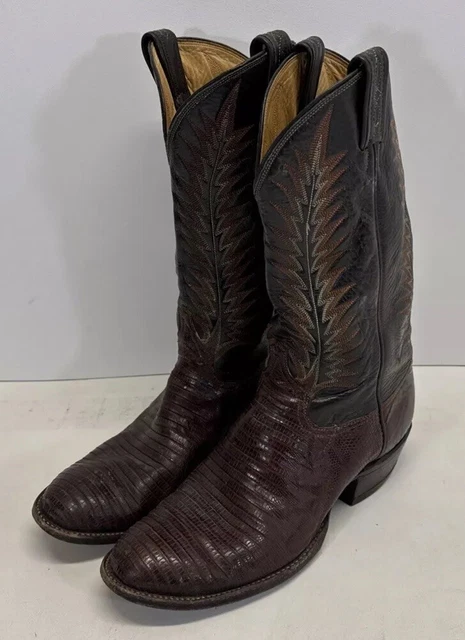 AUTHENTIC VINTAGE TONY Lama Lizard Boots 8574 USA Size 10 D £31.24 ...