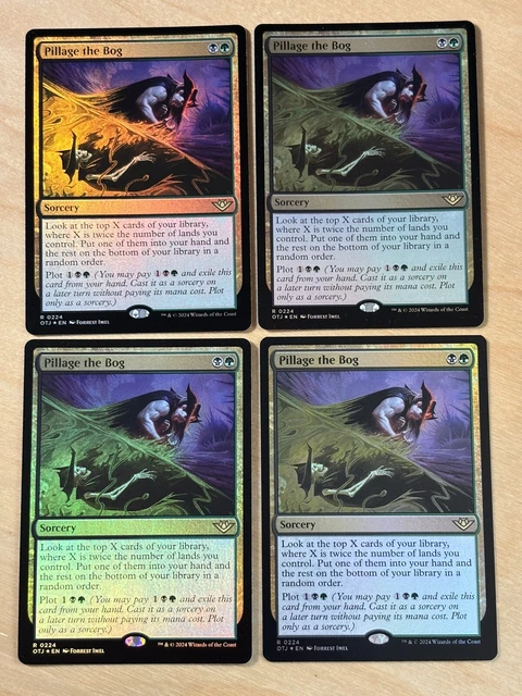 MTG MAGIC THE Gathering 1x Pillage the Bog Foil Outlaws of Thunder Junction neuf comme neuf EUR ...