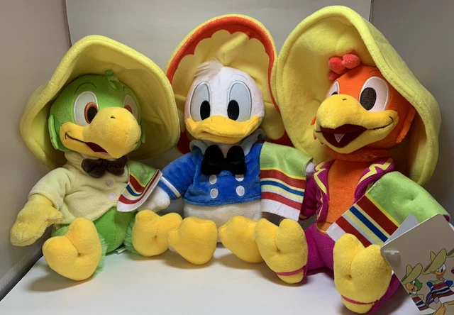 DISNEY STORE JAPAN Three Caballeros Plush Toy Jose Carioca Panchito ...