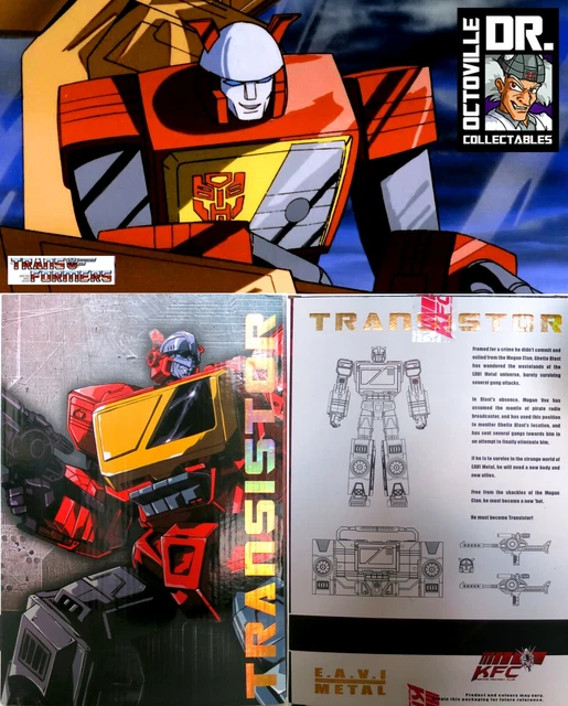 TF MASTERPIECE KFC Toys Transistor Metallico ver/MP Blaster Ex-display ...