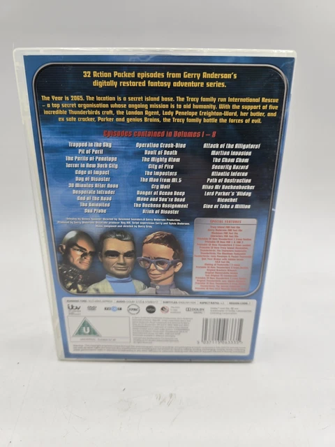 THUNDERBIRDS THE COMPLETE Series 9 Disc Set DVD Box Set all 32 Episodes ...