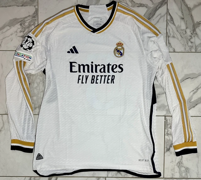 JUDE BELLINGHAM REAL Madrid 23/24 Authentic Long Sleeve Kit XL $252.36 ...