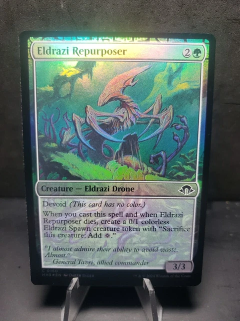 1X ELDRAZI REPURPOSER MTG Modern Horizons 3 quasi nuovo pellicola ...