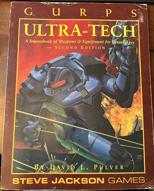 GUIDE DES JEUX de rôle GURPS Ultra-Tech SJG 1991 armes livre source EUR 10,48 - PicClick FR