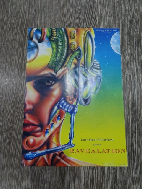 RAVELATION RAVE FLYER 03/07/1993 At The Dome Hounslow Inter Space ...