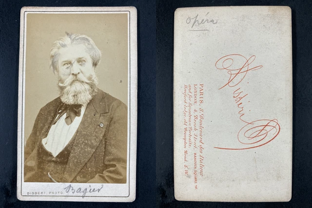 DISDÉRI, PARIS, CHARLES-PROSPER Bagier Vintage albumen print, CDV ...