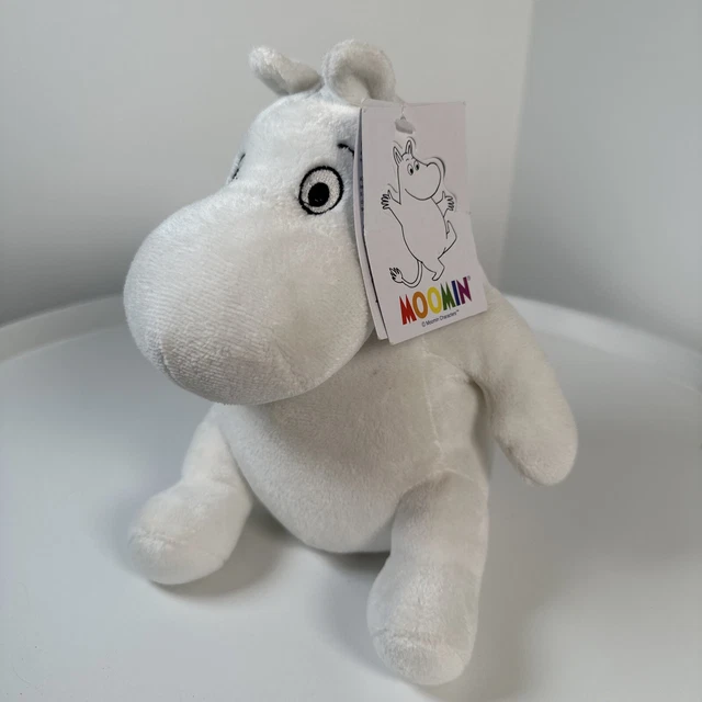 THE MOOMINS WHITE Moomin Plush Soft Toy - 8" Aurora World £14.50 ...