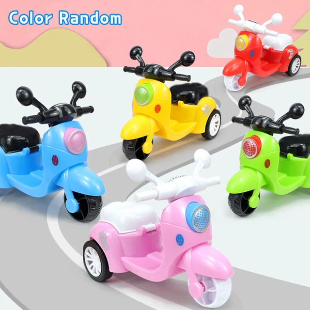 PULL BACK MOTORCYCLE Inertia Miniature Motorbike Model Interactive Toys ...