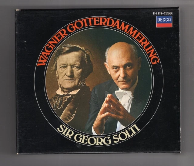RICHARD WAGNER - Sir Georg Solti - Gotterdammerung 4x CD Box set ...