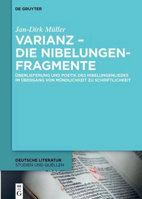 VARIANZ - DIE Nibelungenfragmente Jan-Dirk Müller Buch XIII Deutsch 2023 EUR 109,95 - PicClick DE