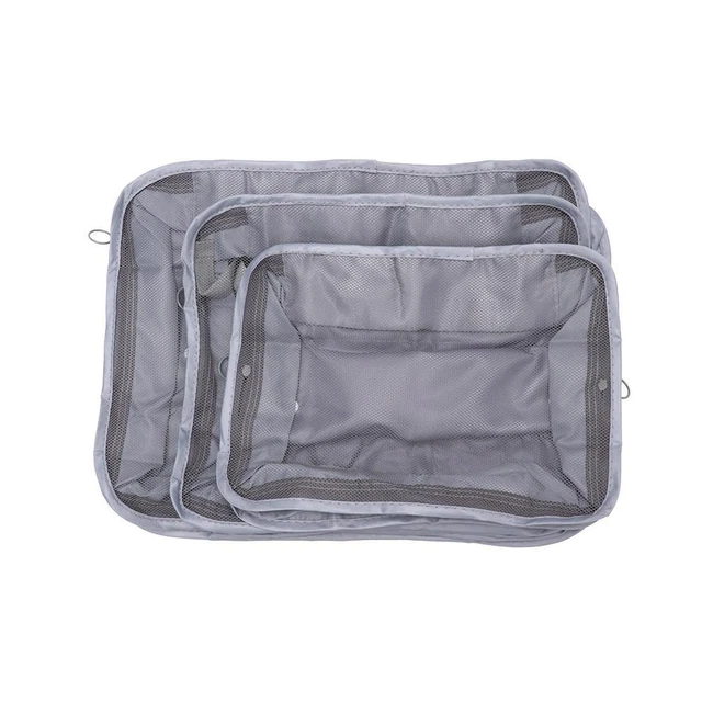 8 SET CLEAR Packing Cubes Multi-size Makeup Shoes Storage Bags ...