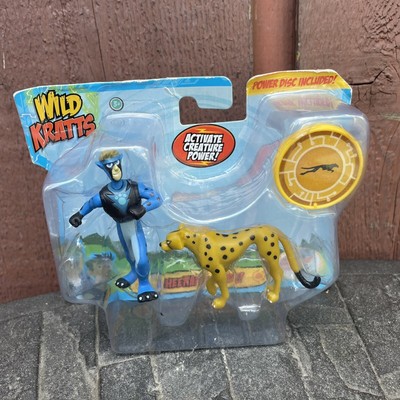 WILD KRATTS CHEETAH Creature Power Disc Martin Figure Wicked Cool Toys ...