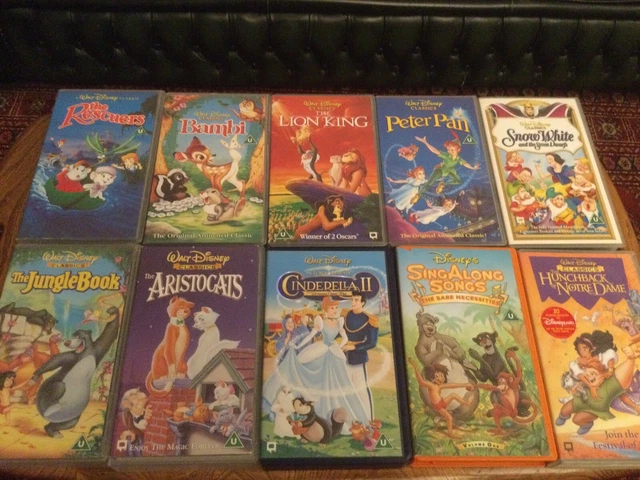 WALT DISNEY VHS bundle £5.00 - PicClick UK
