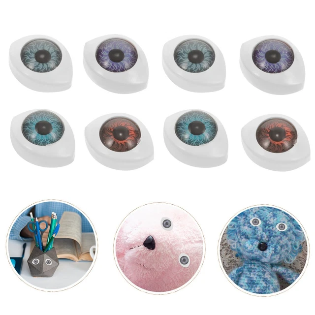 200 PCS CREATIVE Simulation Eyeball Hemisphere Eyeball Fake Eyes Decor ...