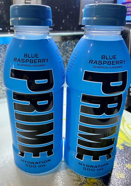 PRIME HYDRATION ENERGY drink blue raspberry 500ml X 2 £12.00 - PicClick UK