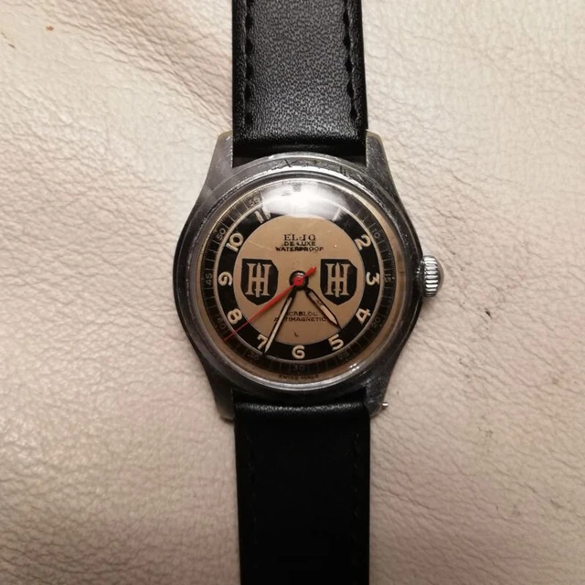 WW2 GERMAN MILITARY panzer division vintage Swiss watch wristwatch £ ...