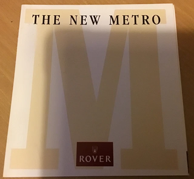 ROVER NEW METRO Launch Brochure GTa GTi 16v 1.4SL GS 1.1 C L c1990 £2. ...