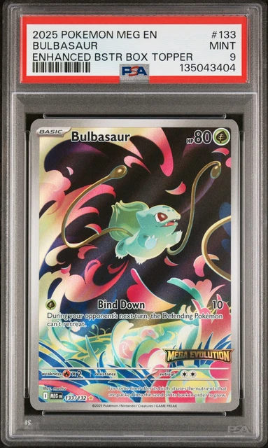 2025 POKEMON MEG En-Mega Evolution Enhanced Booster Box Topper ...