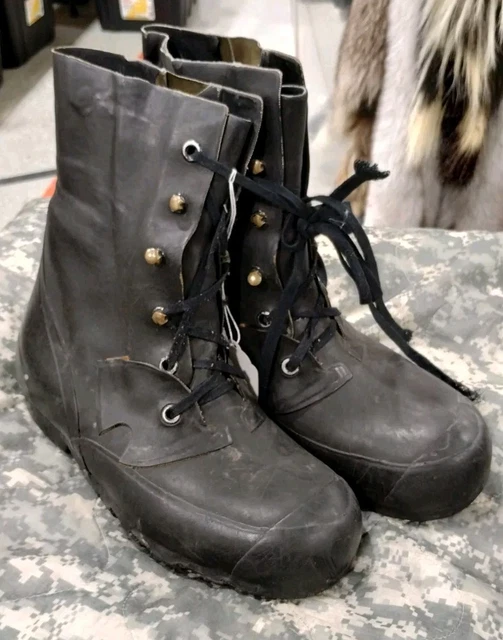 MILITARY EARLY VERSION USMC CW Mickey Mouse Boots Size 9R Made By HOOD ...