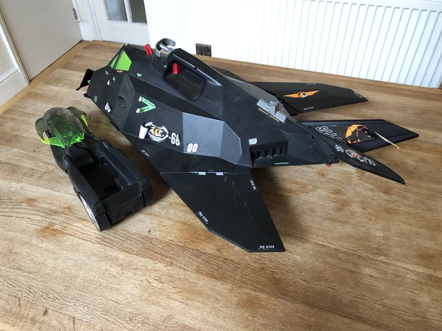 ACTION MAN JET Stealth Fighter with bike. £44.00 - PicClick UK