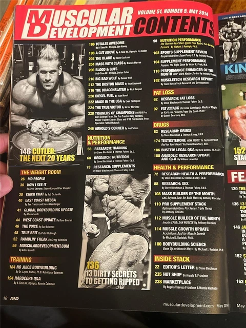 MUSCULAR DEVELOPMENT BODYBUILDING muscle magazine JUSTINE MUNRO 5-14 £ ...