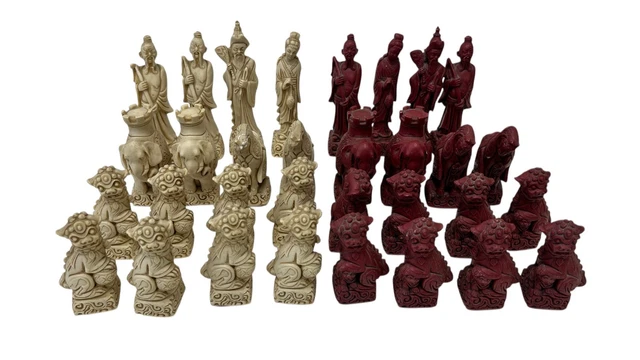BERKELEY MANDARIN CHESS Set Cardinal Red (0) £50.00 - PicClick UK