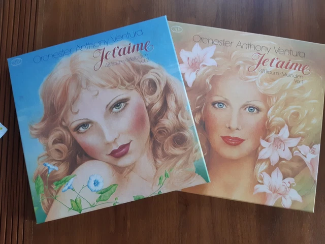 VINYL 2 LP-BOX Orchester Anthony Ventura Je TAime - 48 Traum-Melodien ...
