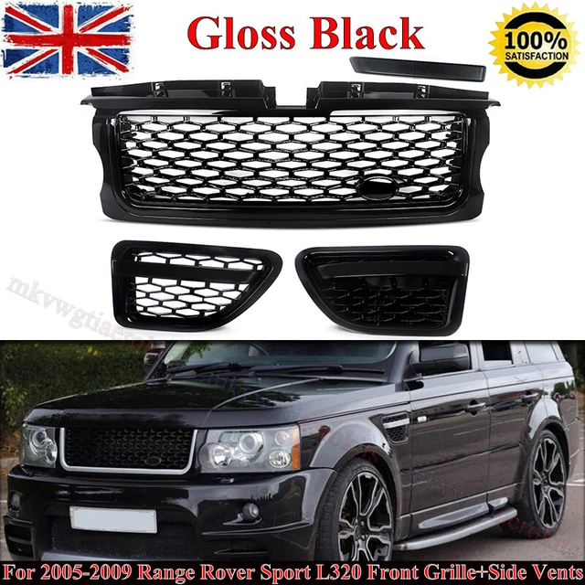 FRONT GRILLE +SIDE Vents Autobiography Look For Range Rover Sport L320 ...