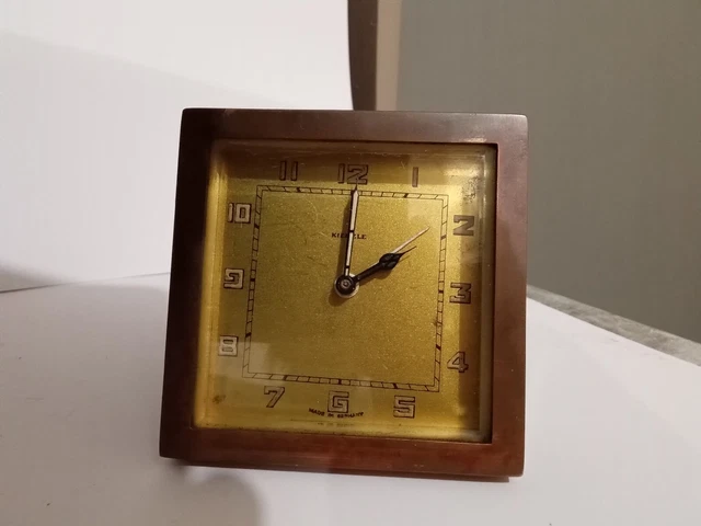 KIENZLE DESK/MANTLE CLOCK German for repair vintage $20.00 - PicClick AU