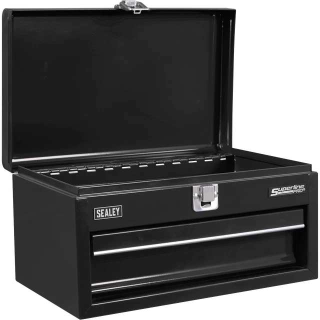 SEALEY SUPERLINE PRO Mini Tool Box Tool Chest Black £43.95 - PicClick UK