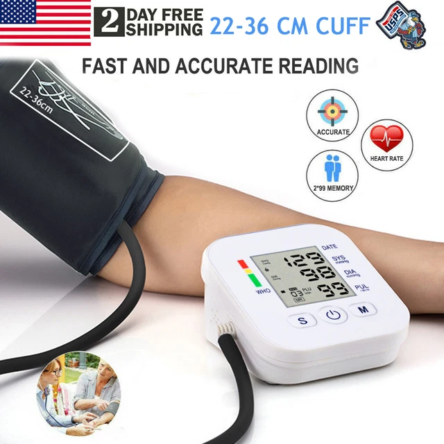 DIGITAL AUTOMATIC UPPER Arm Blood Pressure Monitor BP Cuff Machine ...