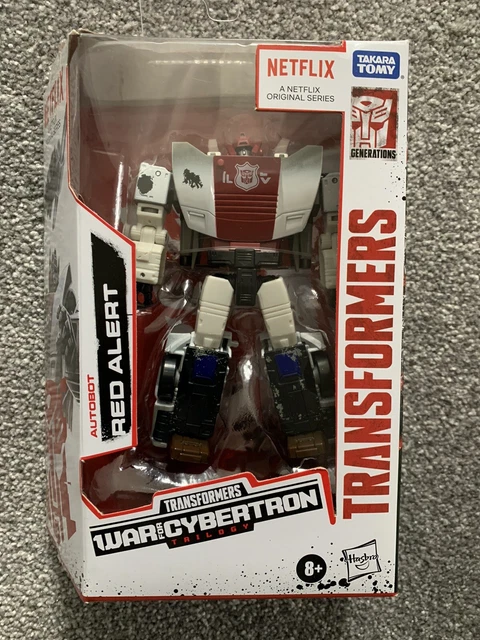 TRANSFORMERS WAR FOR Cybertron Netflix Red Alert Deluxe. Brand New EUR ...