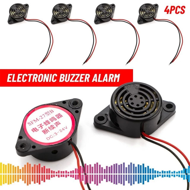 DC 24V SOUND Beeper Mechanical buzzer Constant Tone Electronic Buzzer ...