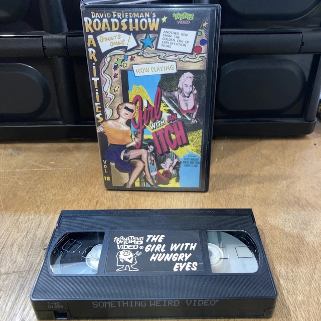 Girl With An Itch Vhs Tape Something Weird Video 1960 Bandw Cult Oop Rare