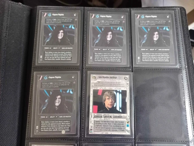 EMPEROR PALPATINE UR Death Star 2 II star wars tcg ccg swccg dechiper ...