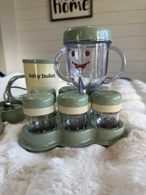 MAGIC BULLET BABY Bullet Food Blender Processor System Green Tested And ...