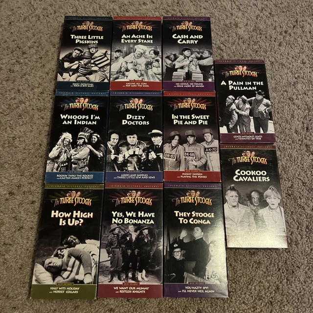 COLUMBIA PICTURES PRESENTS The Three Stooges [11 VHS Lot] £16.33 ...