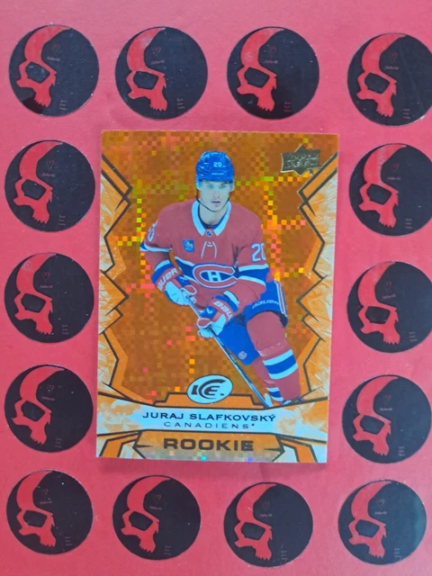 2022-23 JURAJ SLAFKOVSKY Ice Orange Rookie #143 RC Canadiens $29.95 - PicClick CA