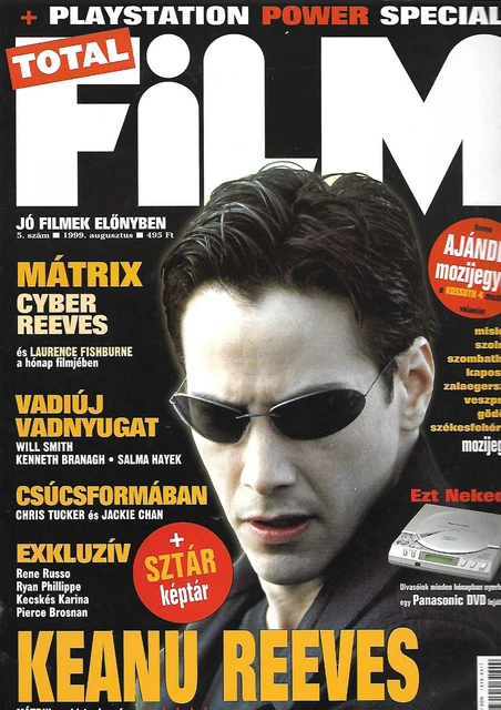 TOTAL FILM MOVIE Magazine 1999/08 - Keanu Reeves on Cover + 3 Pages ...