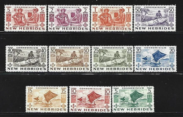 NUEVAS HEBRIDAS. AÑO: 1953. Tema: SERIE BASICA. EUR 39,42 - PicClick FR