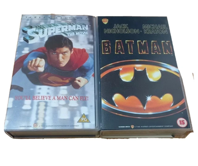 WARNER BROTHERS SUPERMAN The Movie Vhs Clamshell £7.73 - PicClick UK