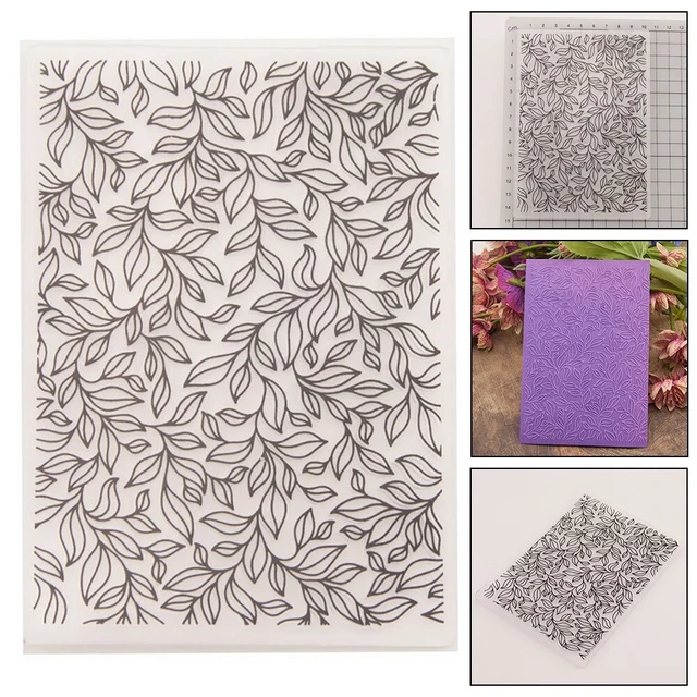 POCHOIR DE SCRAPBOOKING en relief pour mod??les et mod??les d'artisanat en plast EUR 8,11 ...