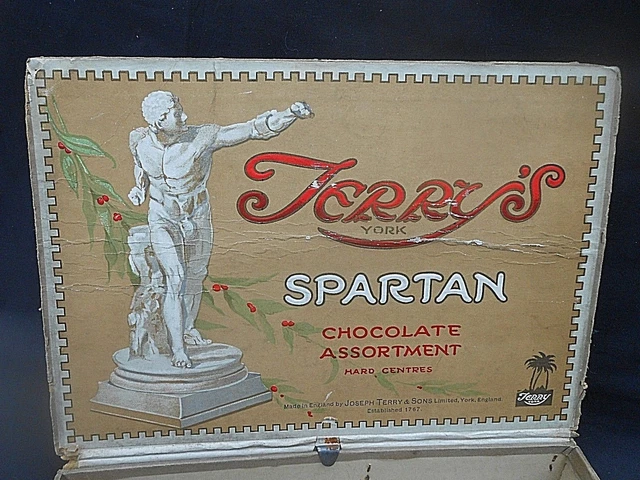 VINTAGE TERRY'S SPARTAN CHOCOLATE ASSORTMENT Point of Sale Shop Display ...