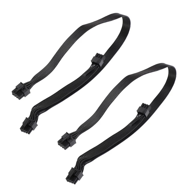 2 PCS POWER Conversion Line Graphics Card Connector Adapter Male Gpu ...