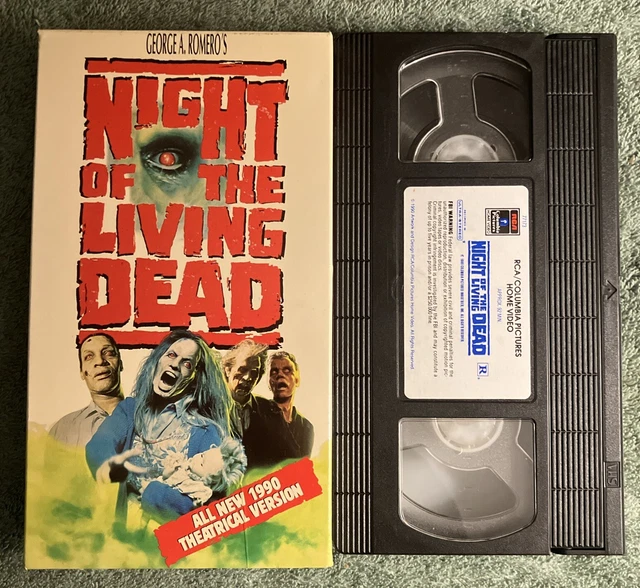 NIGHT OF THE LIVING DEAD 1990 RCA/Columbia VHS Tape TESTED Excellent ...