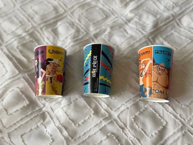 OFFICIAL UNIVERSAL STUDIOS Japan USJ One Piece アニメ マンガ ワンピース Plastic Cup x3 EUR 55,04 - PicClick IT